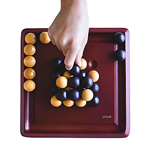 Pylos | Great Wooden Game | Abstract Strategy Board Game| Ages 8+ | 2 Players | 15 Minutes