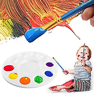 Zalduig Palettes，Paint Tray Palettes, 6 Pack, Paint Palette, Paint Pallet, Paint Tray, Palette, Painting Supplies, Painting Palette, Paint Trays for Kids, Plastic Palette, Paint Pallets for Kids