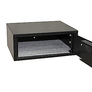 Honeywell Safes & Door Locks - Hotel Room Style Safe Box with Digital Lock - Fits 17" Laptop - LED Display Panel - Low Profile Steel Security Personal Safe for Money - 1.14 Cubic Feet - Black - 5105DS