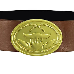 PAINEOMN Woody Belt with Holsters Sheriff Woody Costume Accessory Halloween Cowboy Cosplay Kit Accessories