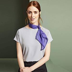 Premier Ladies/Womens Work Chiffon Formal Scarf (One Size) (Sapphire)