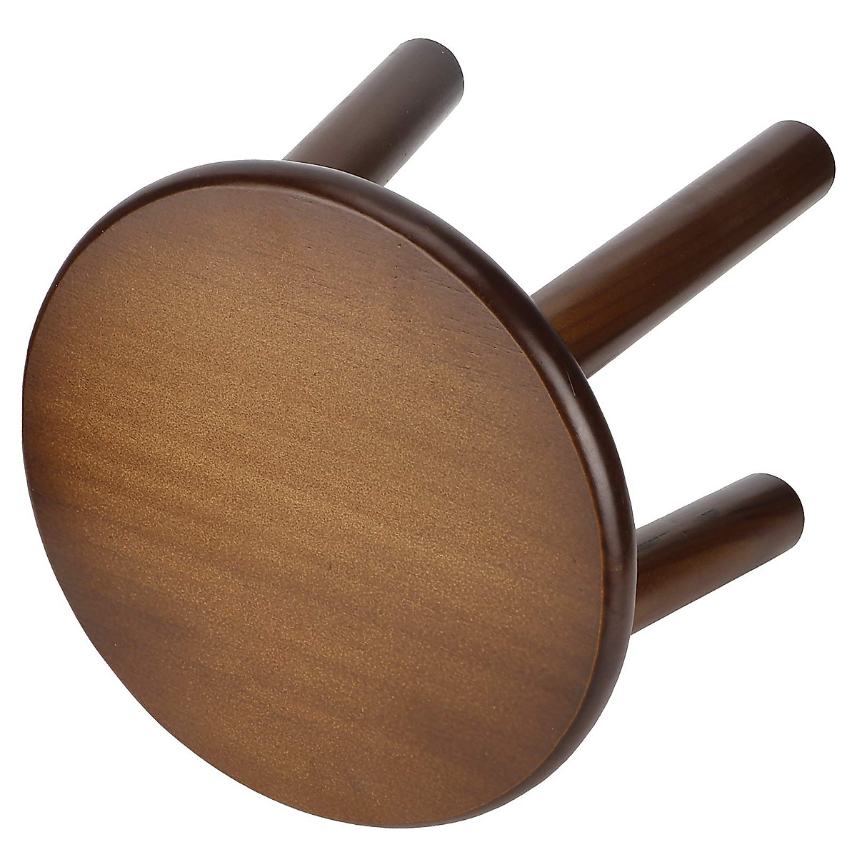 9 Inch Kids Solid Hard Wood Cute Chair,Pine Step Stool Kids Stool, Crafted Hand Painted Wood with Assembled Four Legged Stool, for Kids(Round Walnut), Pine Step Stool Kids Stool, 9 Inch Kids Sol