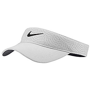 Nike Women's Nike Aerobill Visor, White/Anthracite/Black, Misc