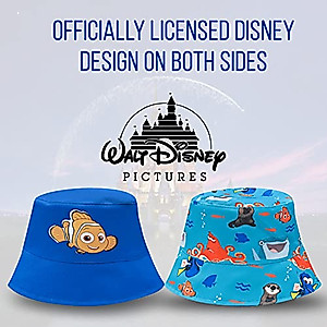 Finding Nemo Kids Sun Hat, Toddler Bucket Hat for Boys, Reversible Kids Sun Hat Boys Bucket Hat Featuring Finding Dory