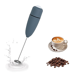 YANDEA Milk Frother Wand, Handheld Drink Mixer, Coffee mixer, Electric Mini Coffee Foam Maker for Lattes, Cappuccino, Matcha, Hot Chocolate&Coffee Creamer, Battery Operated handheld frother whisk