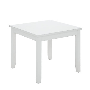 MUSEHOMEINC Kids Table for Toddlers, Children Wooden Table for Playing or Activity, Activity Table for Children/Kids Wooden Table/Preschool Furniture/Gift for Boys Girls. (1, White, Table)