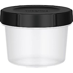 Thermos KC-RA500 BK Storage Container, My Food Container, Round, 16.9 fl oz (500 ml), Black