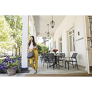 Travelon Anti-theft Signature Quilted Expansion Cross Body Bag, Black