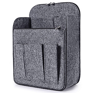 Yoillione Felt Backpack Organizer Insert for Women and Men, Large Travel Rucksack Insert with High Capacity, Lightweight Bag Organizer with Zipper Pockets