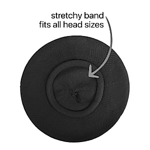 Parquet Cotton French Beret Hat for Women Casual and Chic - Boinas de Mujer para el Frio