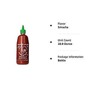 Tuong Ot Sriracha Hot Chili Sauce 28oz