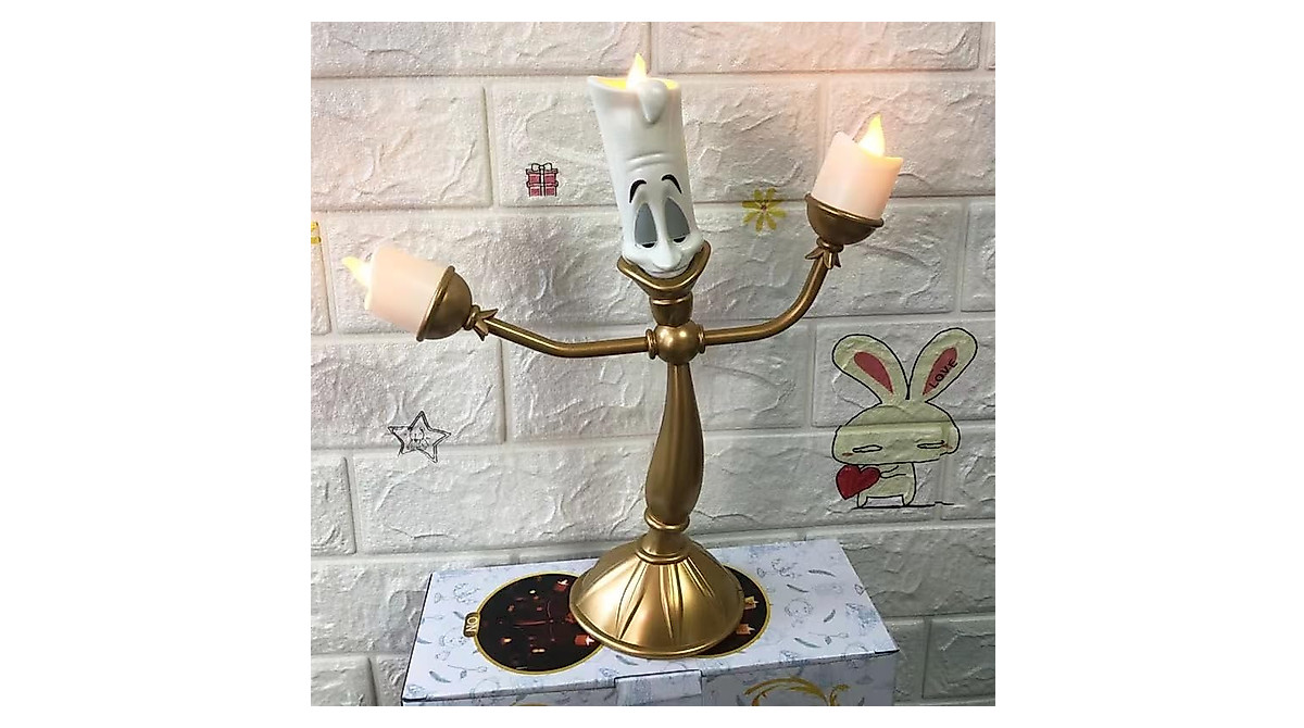 Beauty and The Beast Lumiere Candelabra Lamp – Magical Home Decor