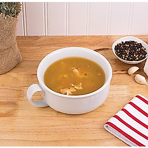 HIC Kitchen HIC Bowl, Single, 28-ounces, Fine White Porcelain