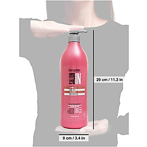 Color Guard Pro Shampoo Recamier SalonIn Enhance and Protect Colored Hair Until Next Dye No Salt | Champu Cabello Tinturado Protege y Realza Hasta La Sgte Visita 33.8 Ounces - 1 Litro