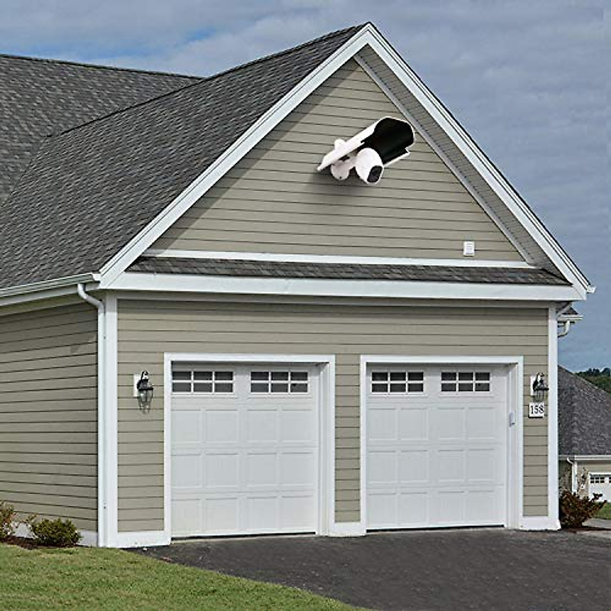 Uogw Sun Rain Shade Cover for Blink XT, XT2,All-New Blink Outdoor,Arlo, Arlo Pro, Arlo Pro 2, Arlo Ultra, Protective Roof for Outdoor Security Cameras, Aluminum Alloy Material (2 Pack,White)