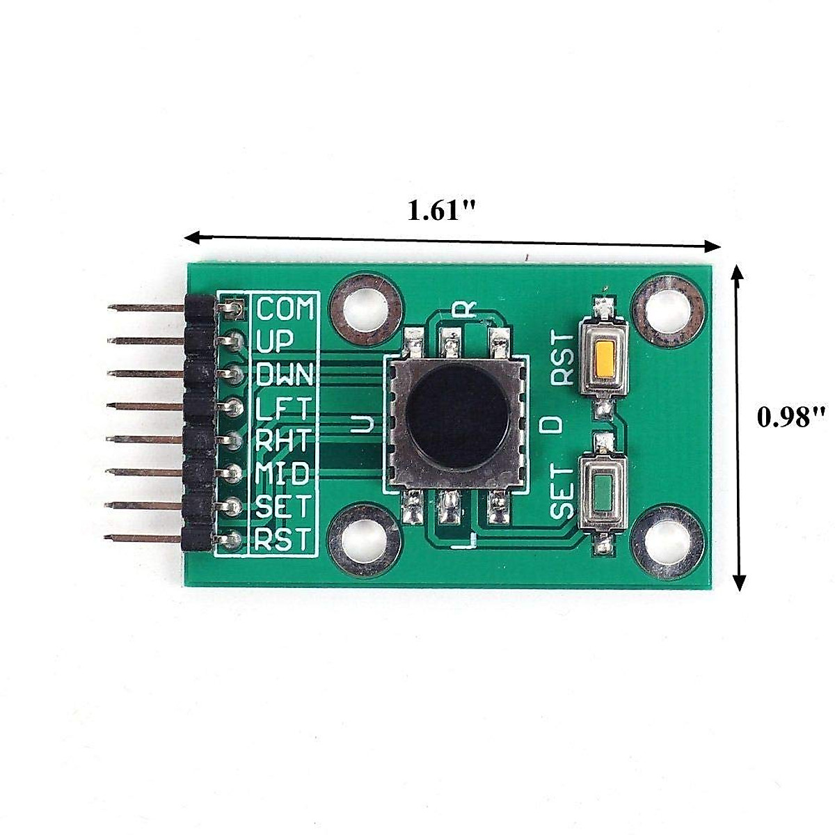 DAOKI 5Pcs Button Module Rocker Five Direction Button Module Navigation for MCU AVR Game 5D Rocker Joystick Independent Keyboard for Arduino Joystick Module 5-Channel with Dupont Wire