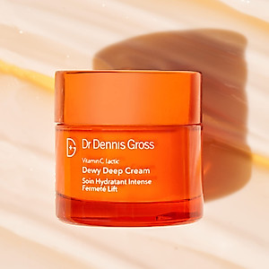 Dr Dennis Gross Vitamin C Lactic Dewy Deep Cream: Ultra-Rich, Replenishing Cream for a Dewy Finish, 2 oz