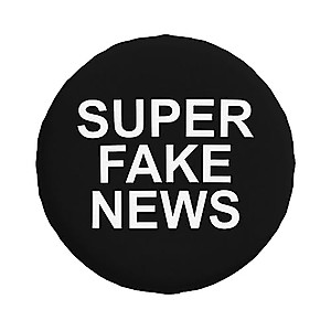 Super Fake News,Funny Tire Cover Universal Fit Spare Tire Protector for Truck SUV Trailer Camper Rv