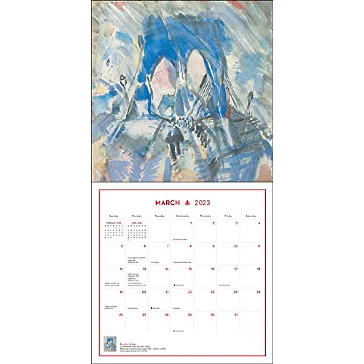 New York in Art 2023 Wall Calendar