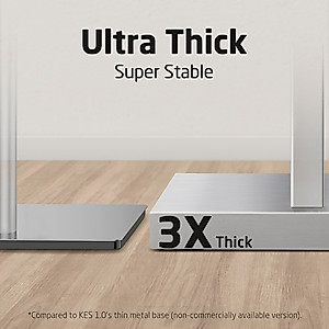 KES Freestanding Towel Rack for Bathroom, Floor Towel Racks for Bathroom with Weighted Base 2-Tier, Double Bath Towel Holder 18/8 Stainless Steel Brushed Finish, BTH231-2