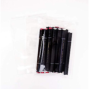 Altenew Medium Plastic Storage Pouches, Luscious, Thick, Zipper Included, Crafter's Organizing Supplies, 25 Count