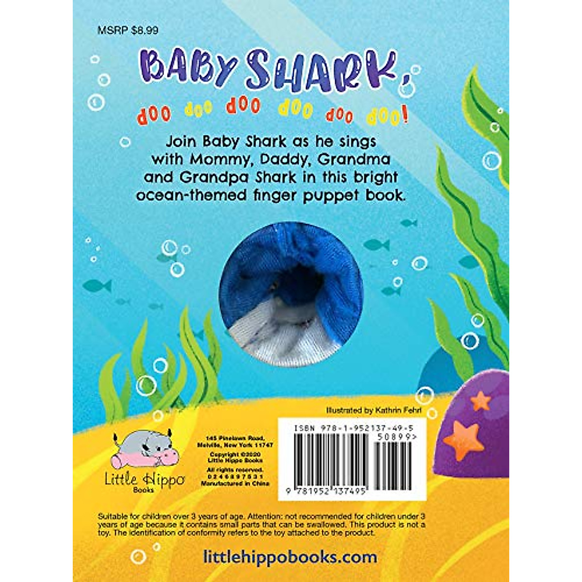 Baby Shark - Finger Puppet Board Book - Novelty