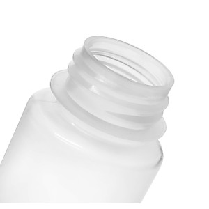 EISCO Reagent Bottle, 125ml - Wide Mouth with Screw Cap - Polypropylene - Translucent