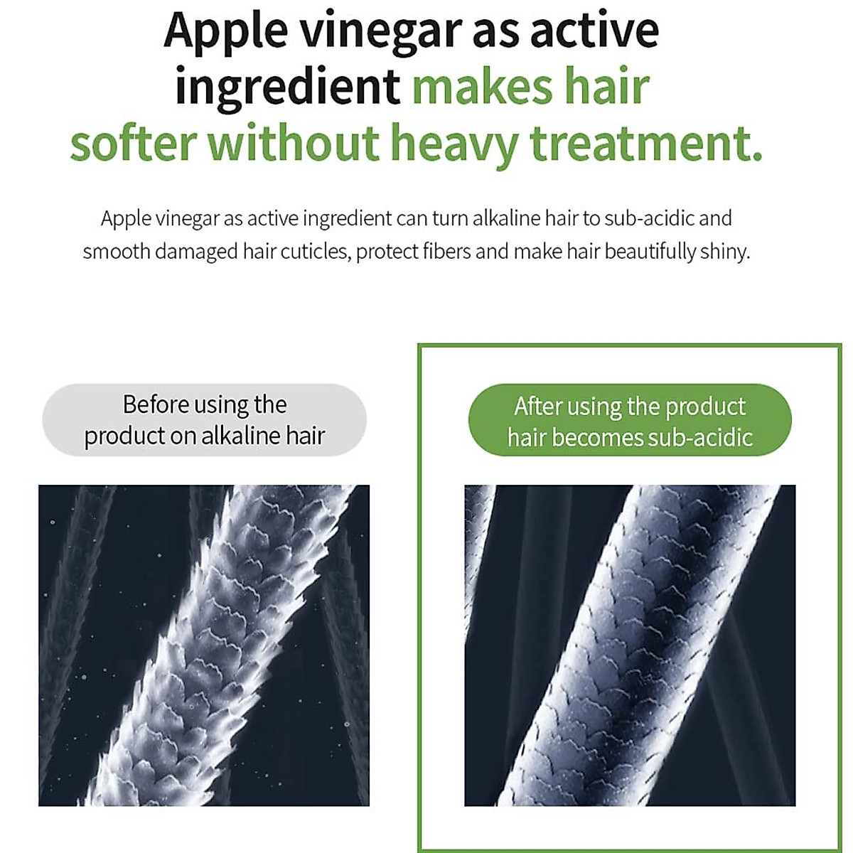 Masil 5 Probiotics Apple Cider Vinegar Shampoo 1Pack(0.3floz X 20ea) Travel Portable Reduces Itchy Scalp Dandruff Frizz Sulfate Free Restores Shine Clarifying Vitamin E Optimal pH level