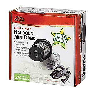 Halogen Mini Dome - Lighting & Heating w/ Mini Watts | Includes DBDPet Pro-Tip Guide