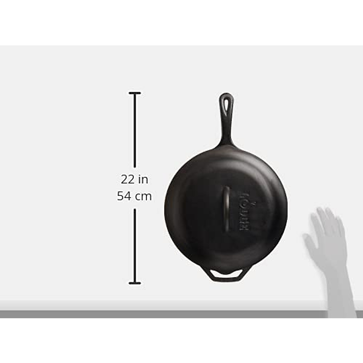 Lodge® L10CF3 5 Quart Cast Iron Deep Skillet with Lid