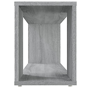 GaRcan Modern TV Cabinet, Tv Unit for Living Room Bedroom Home Furniture TV Entertainment Unit for Living Room Furniture Decor, Black (Grey Sonoma)