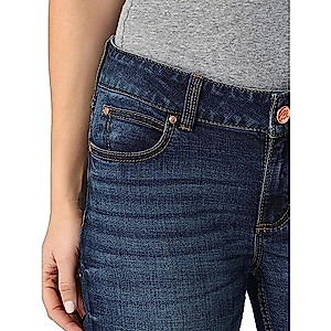 Wrangler Women's Retro Mae Rise Stretch Boot Cut Jean, Mid Wash, 9W x 32L