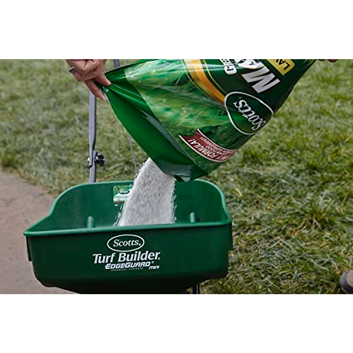 Scotts Green Max Lawn Food, Lawn Fertilizer Plus Iron Supplement for Greener Grass, 5,000 sq. ft., 16.67 lbs.