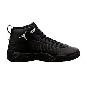 Jordan Jumpman Pro Big Kids Shoes Size-6.5 Black/White-Metallic Silver