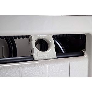 Suncast Swivel Hose Reel Storage Hideaway w/Smart Trak Hose Guide & Bin (2 Pack)