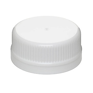 Pack of 25 White Bottle Caps Tamper Seal Lids 1.5'' Cap for Bottle 38 mm White Screw Bottle Cap Plastic Replacement Caps for Juice Water Crafts DIY Ideal for 4, 8, 12, 16 and 32 oz Bottle