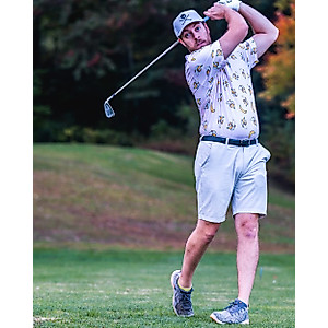 SHANKITGOLF Skull & Crossbones Golf Hat - Adjustable, Breathable, Snapback Trucker Hat - Funny Skull Cap, Perfect for Golfing, Hiking, Fishing, Running & Outdoor Activities (Gray)