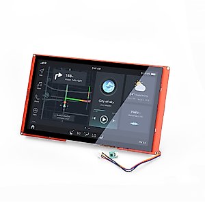Nextion 10.1″ Intelligent Series HMI Display NX1060P101-011C-I Capacitive LCD-TFT Touch Screen 1024 * 600, Widely Used in Vehicle HMI, 3D Printer, Support Video Audio Animation Play Functions.