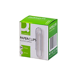 Q-Connect Lipped Paperclip, 32 mm KF01316Q - Pack of 1000