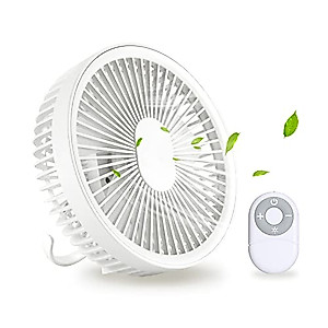 Tremdwoto Portable Camping Fan with Rechargeable 4000mAh Battery Operated, 180°Rotation, LED Light and Hook for Outdoor Tent Picnic Barbecue Fishing Travel - Perfect for Your Next Adventure!