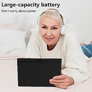 Tablet with Keyboard, 10.1 inch Android 11 Tablet PC, 2023 Newest 2GB+64GB Storage Quad-core Processor, 8MP Dual Camera, 6000mAh, WiFi, GPS, Bluetooth, 512GB Expandable, 1280x800 IPS Full HD Display
