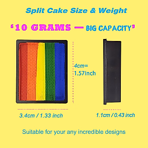 Bowitzki Face Paint Kit Professional Split Cake Face Painting Set For Kids Adults 12x10 gm with Stencil One Stroke Non Toxic Rainbow Flora Dolphin Unicorn Flame Body Paint Halloween Christmas Makeup