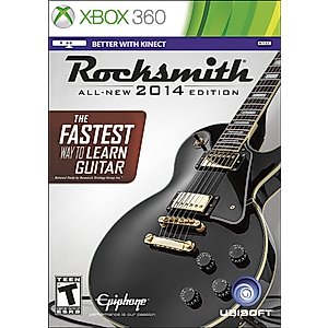 Rocksmith 2014 Edition - Xbox 360 (Cable Included) (Renewed)