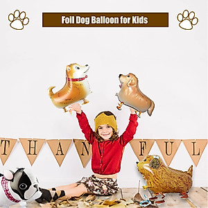 6 Pcs Walking Animal Balloons - Foil Dog Balloon for Kids, Puppy Dogs Balloons Air Walkers, Animal Theme Birthday Party Decorations…