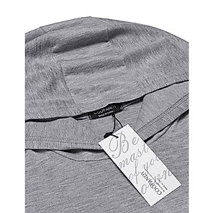 COOFANDY Men's 2 Pack Workout Hooded Tank Tops Bodybuilding Muscle Cut Off T Shirt Sleeveless Gym Hoodies