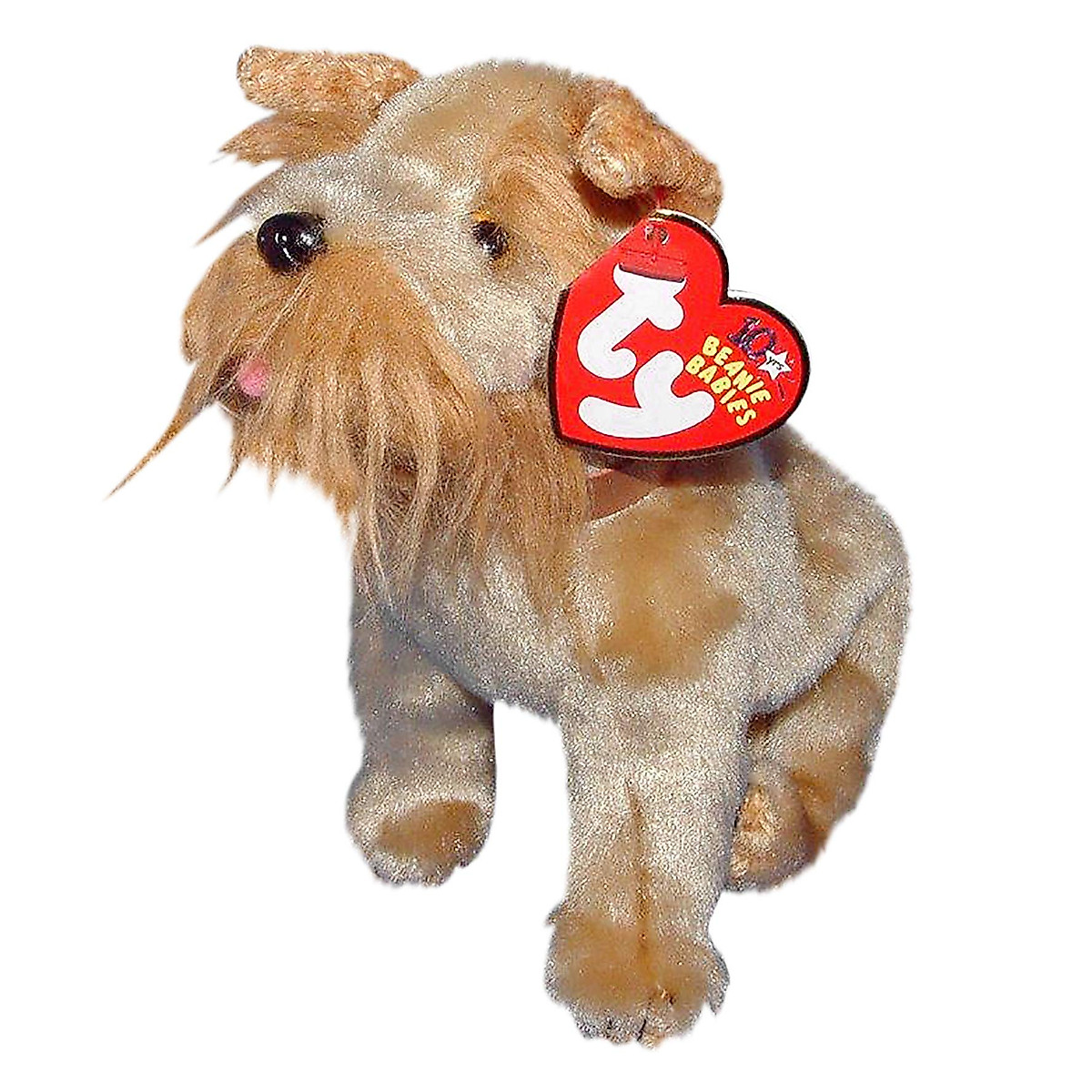 Ty Beanie Baby Schnitzel the Schnauzer PRISTINE New w/Mint Tags 10th Anniversary ^G#fbhre-h4 8rdsf-tg1321866