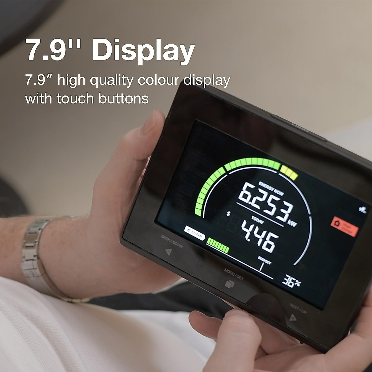 efergy E-Max Display Kit - 3 Phase No Wi-Fi Required. Easy Install. Download Data from Monitor
