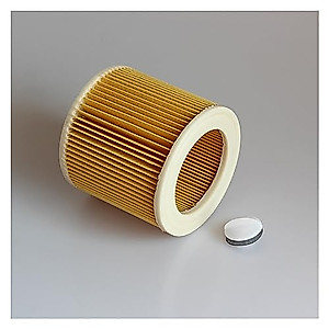 McbeAn Hepa Filter Paper Dust Bags Replacement Fliters Accessories Compatible for Karcher WD3 WD3,200 WD,3300 MV3 WD3,500 Vacuum Cleaner Parts(Set G)