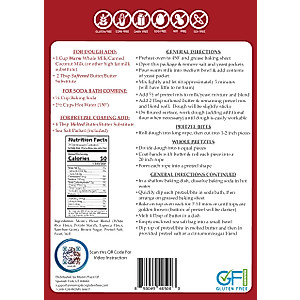 Mom's Place Gluten Free Soft Pretzels with Sea Salt Mix, Soft Pretzel Making Kit, 1-Pack, Easy to Make, 24 Servings, Non GMO Delicious and Healthy Gluten Free Desserts