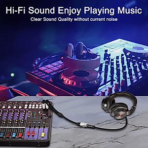 XMSJSIY 3.5mm to Dual 6.35mm Y Splitter Cable, 3.5mm 1/8" TRS Male to Dual 6.35mm 1/4" TS Female Stereo Audio Cord Adapter for Headphone, Speaker,Home Stereo Systems-50cm/19.68inch